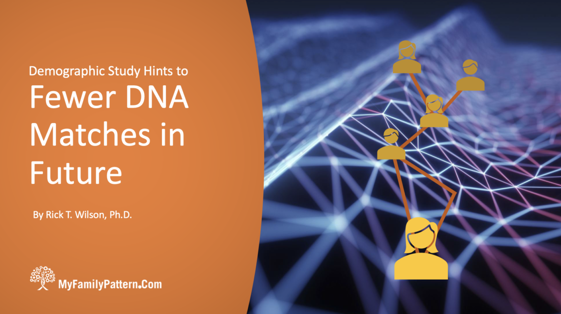 Fewer DNA Matches in the Future - MyFamilyPattern.com